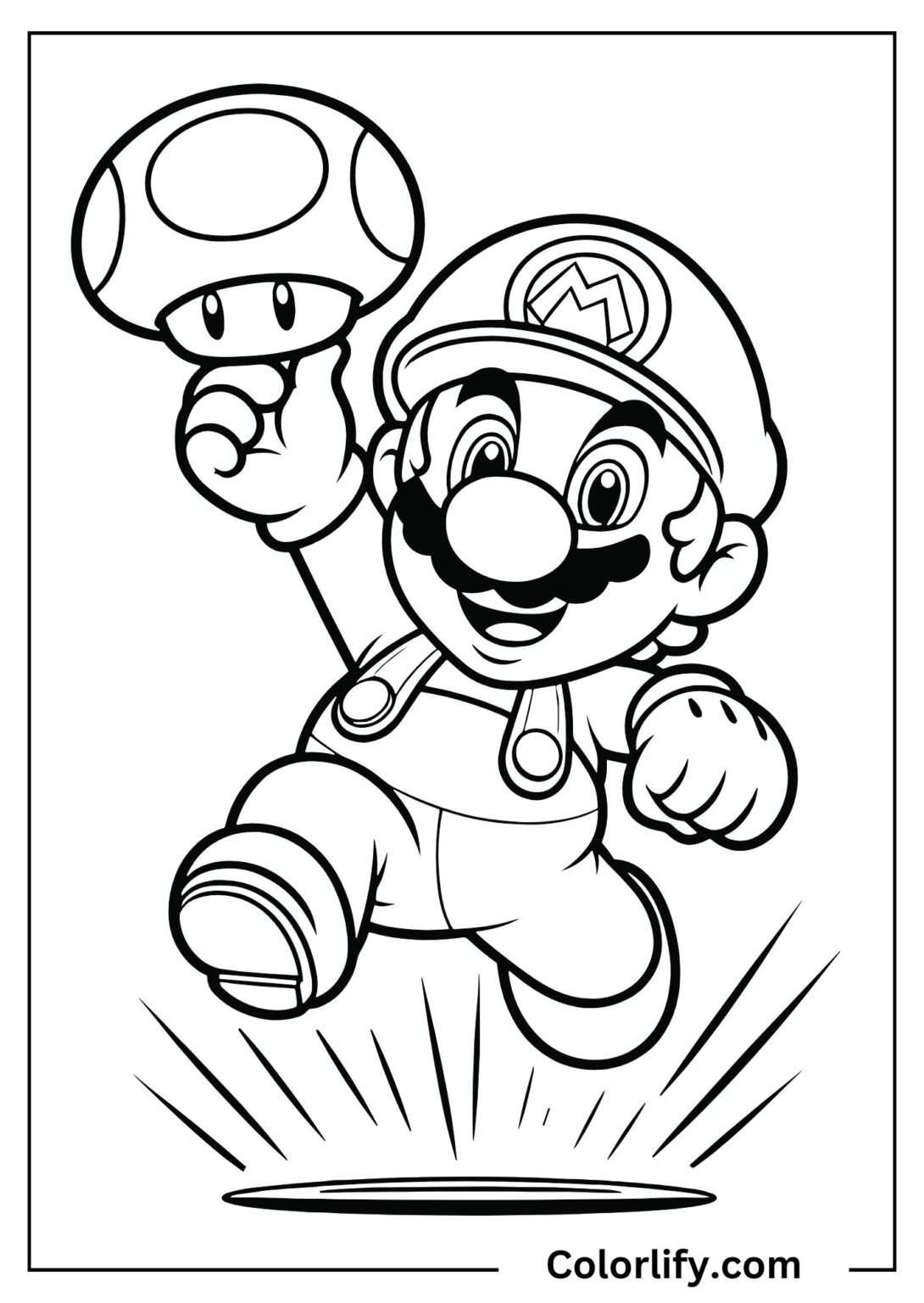 14 Mario Coloring Pages | Free Super Mario Bros Coloring Page Printables