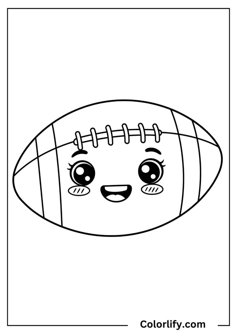 10+ American Football Coloring Pages for Kids & Adults | Free PDF ...