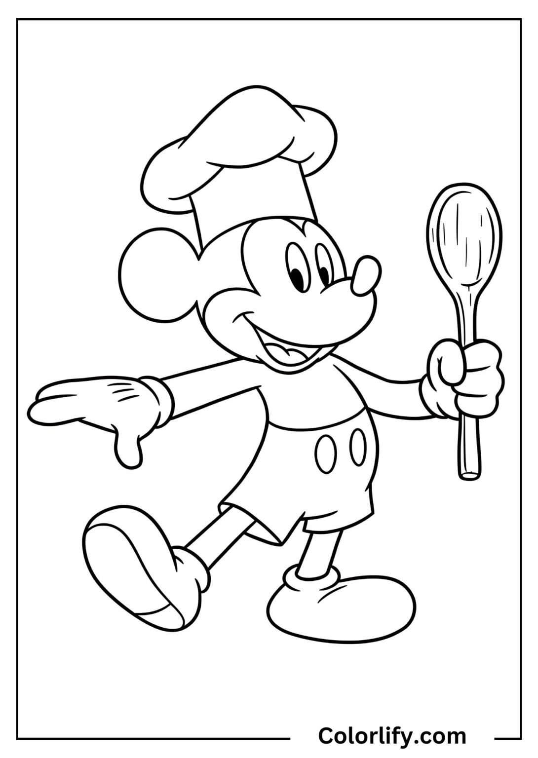 10 Disney Mickey Mouse Coloring Pages for Kids & Adults | Free PDF ...