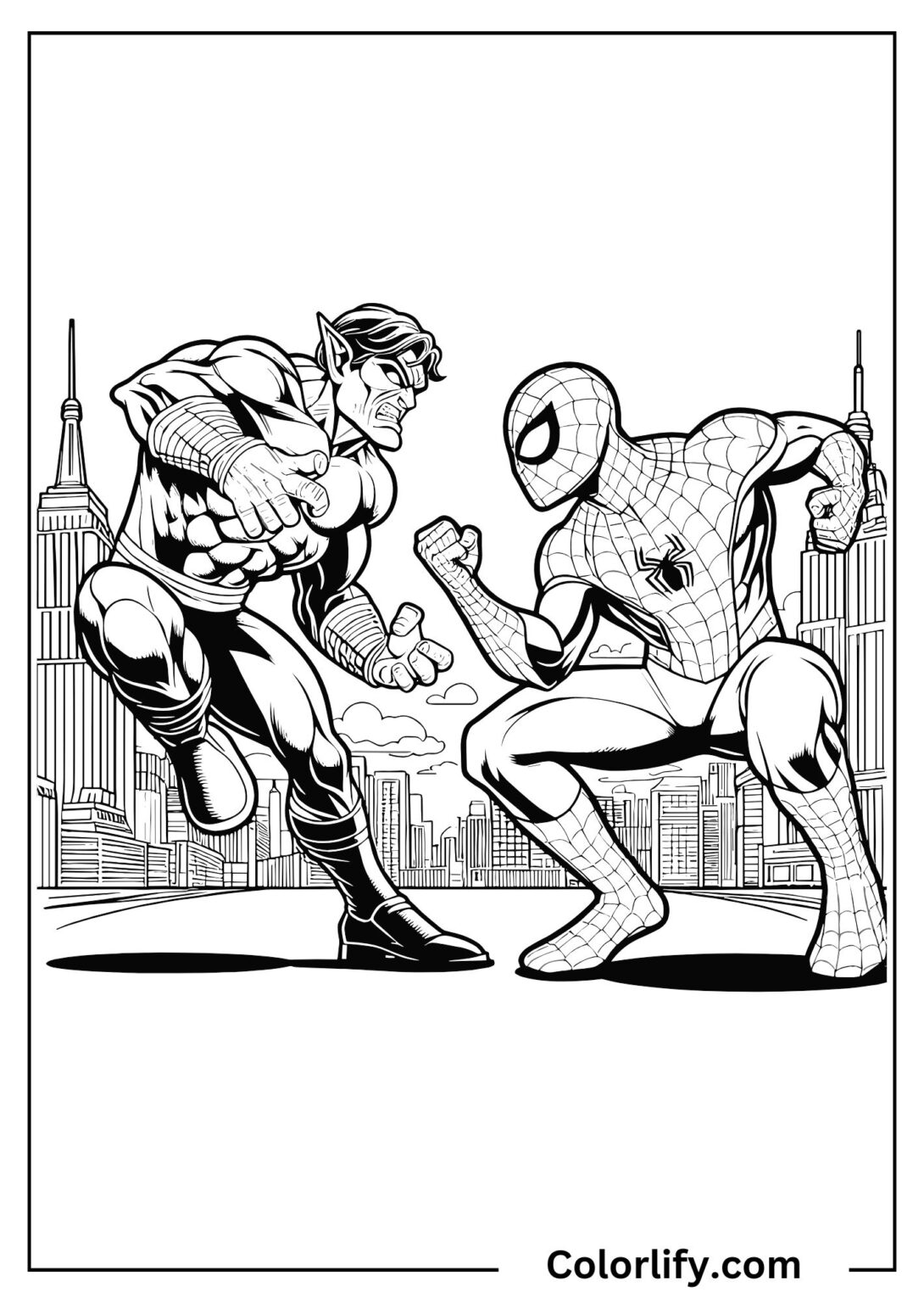 10+ Spider-man Coloring Pages (Free PDF printables) - Colorlify ...