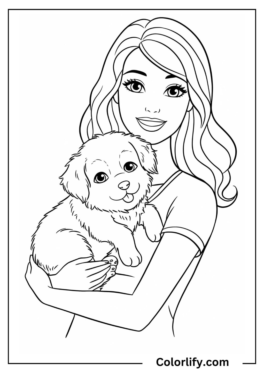 10+ Barbie Coloring Pages (Free PDF Printables) - Colorlify | Download ...