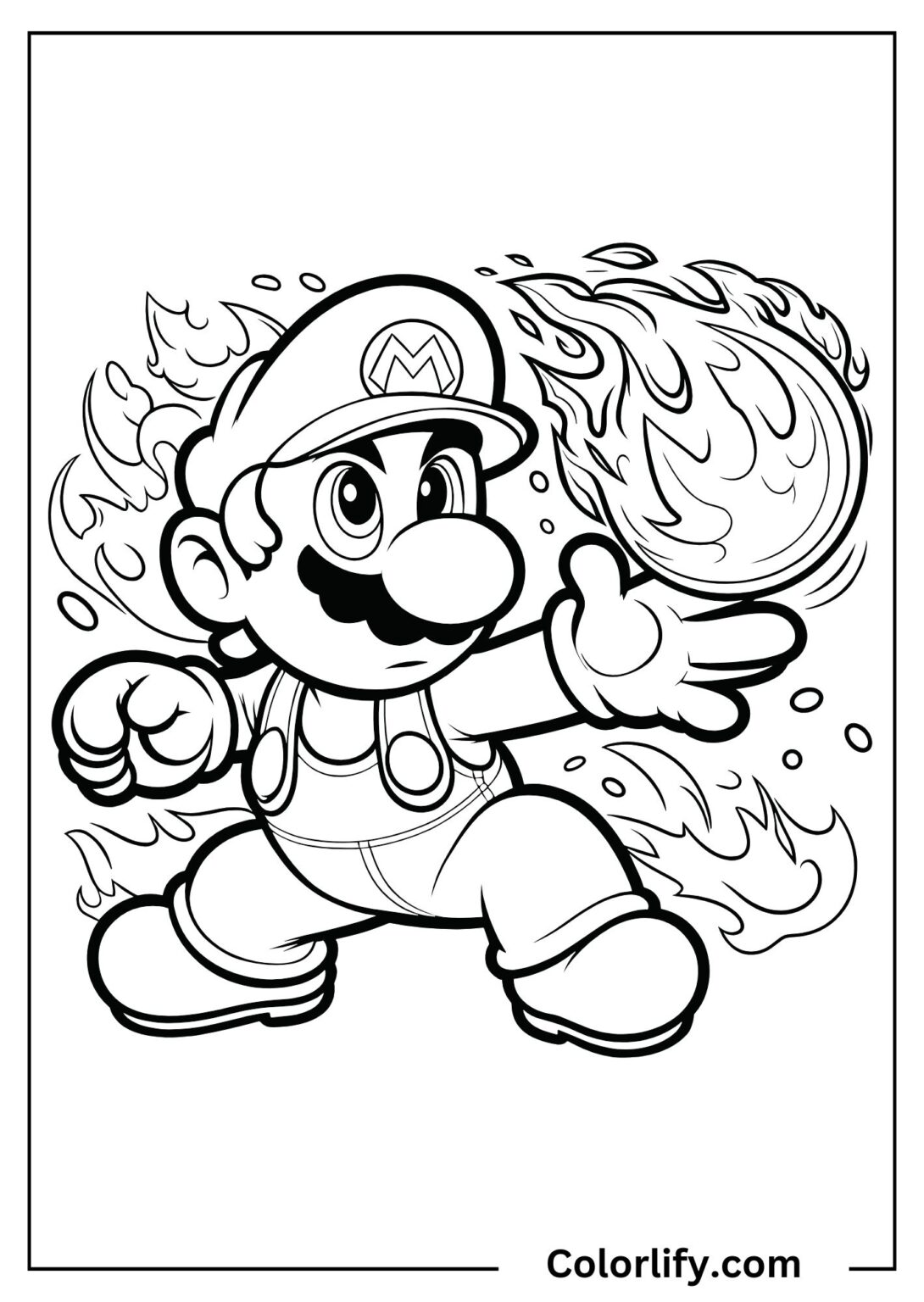 14 Mario Coloring Pages | Free Super Mario Bros Coloring Page Printables