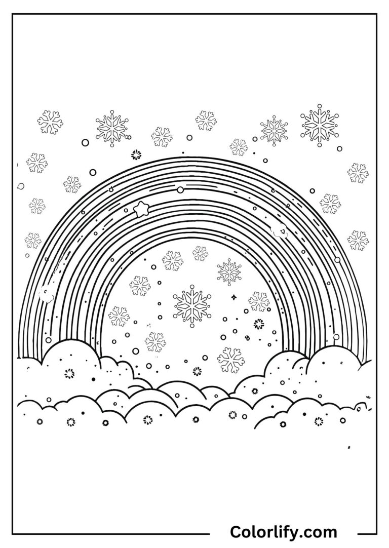 Rainbow Coloring Pages | Free Printable PDFs for Fun and Creativity
