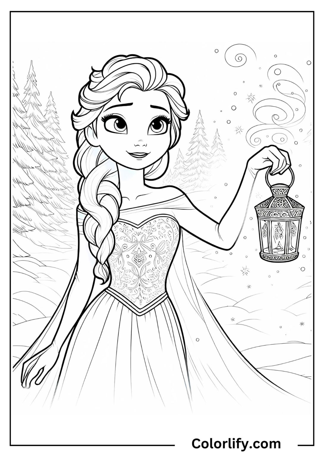 9 Elsa Coloring Pages | Free PDF Printables - Colorlify | Download Free ...