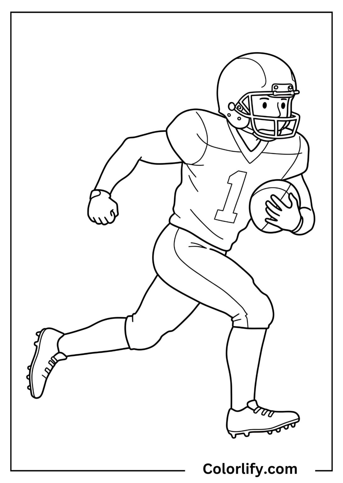10+ American Football Coloring Pages for Kids & Adults | Free PDF ...
