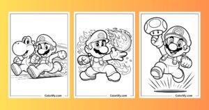 14 Mario Coloring Pages | Free Super Mario Bros Coloring Page Printables