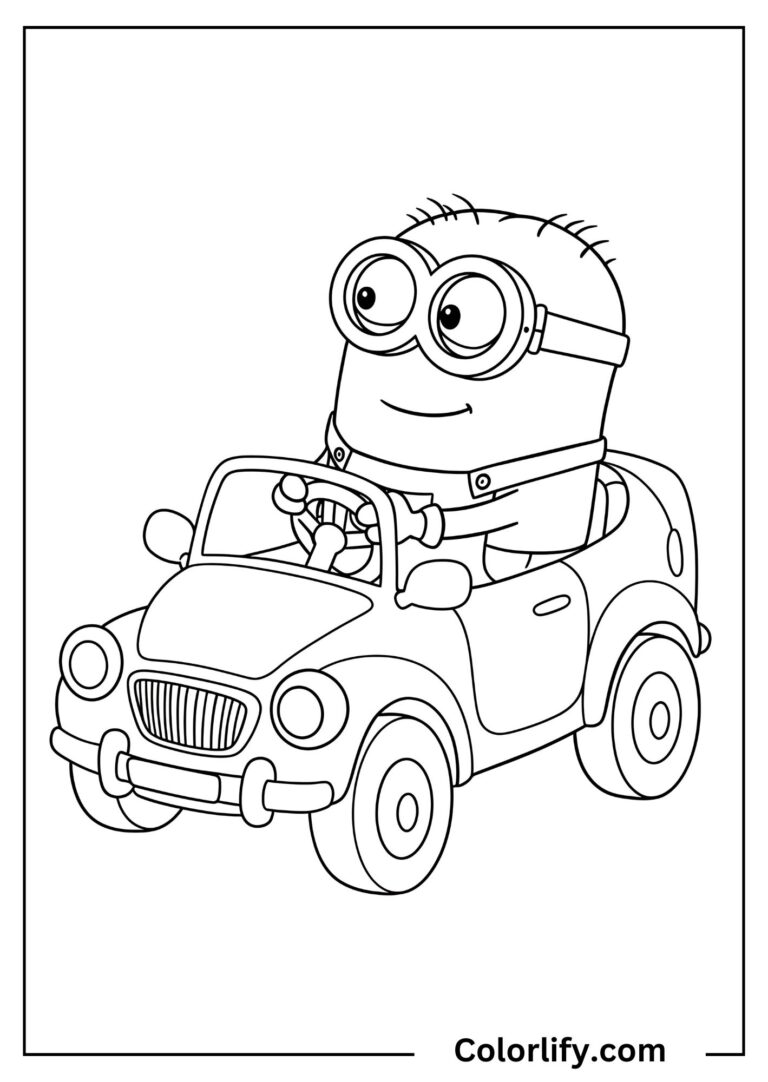 10+ Minion Coloring Pages for Kids & Adults | Free PDF Printables