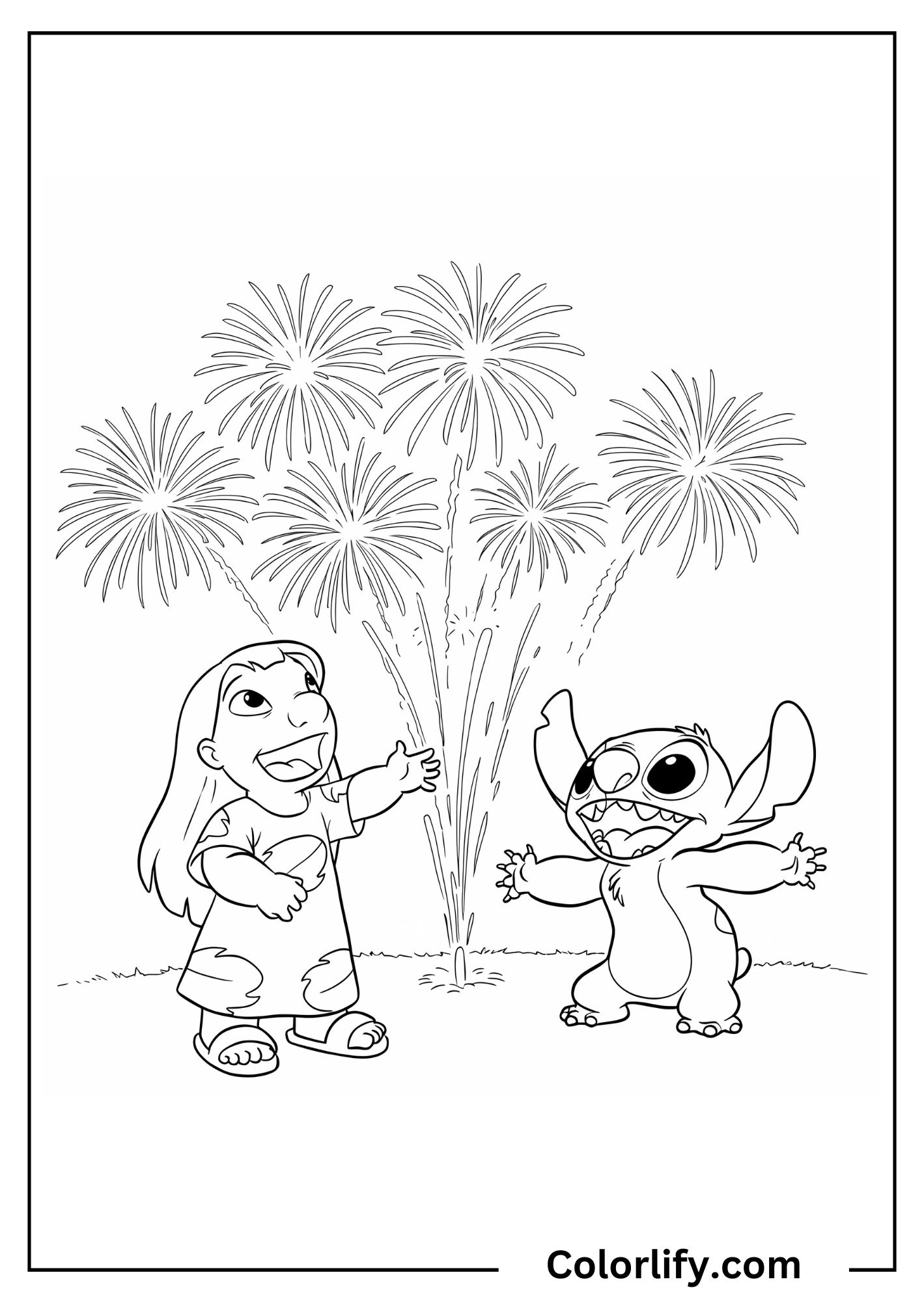 Disney Lilo And Stitch Coloring Pages for Kids & Adults | Free PDF ...