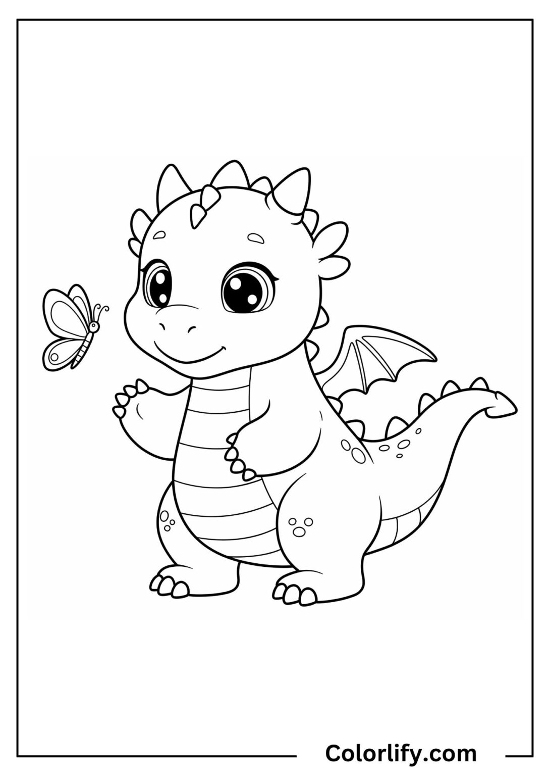 10+ Dragon Coloring Pages (Free PDF Printables) - Colorlify | Download ...